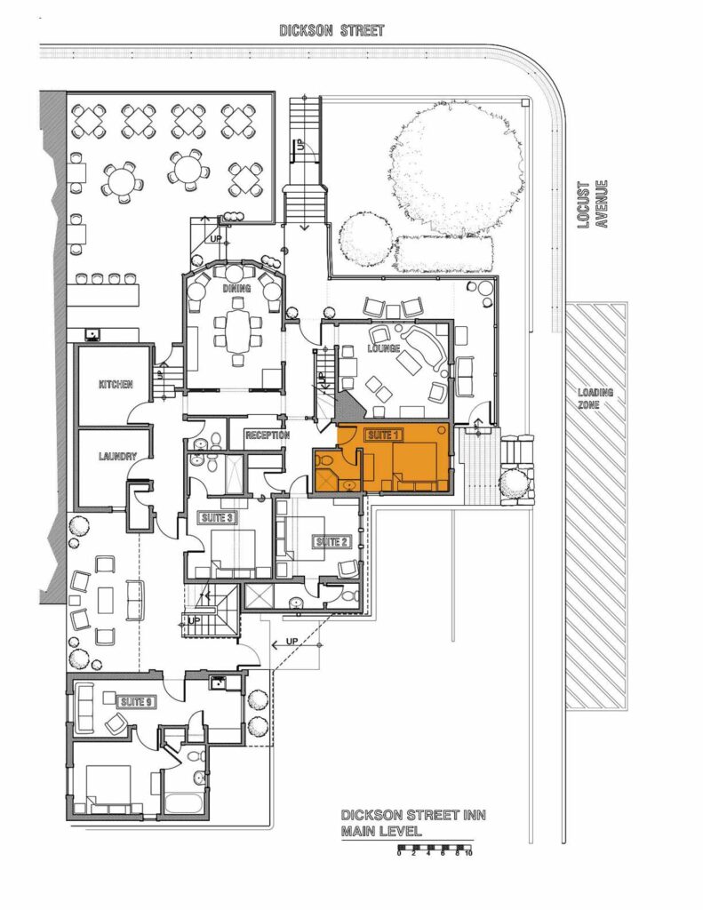 Room 1 - Dickson Street Inn Site